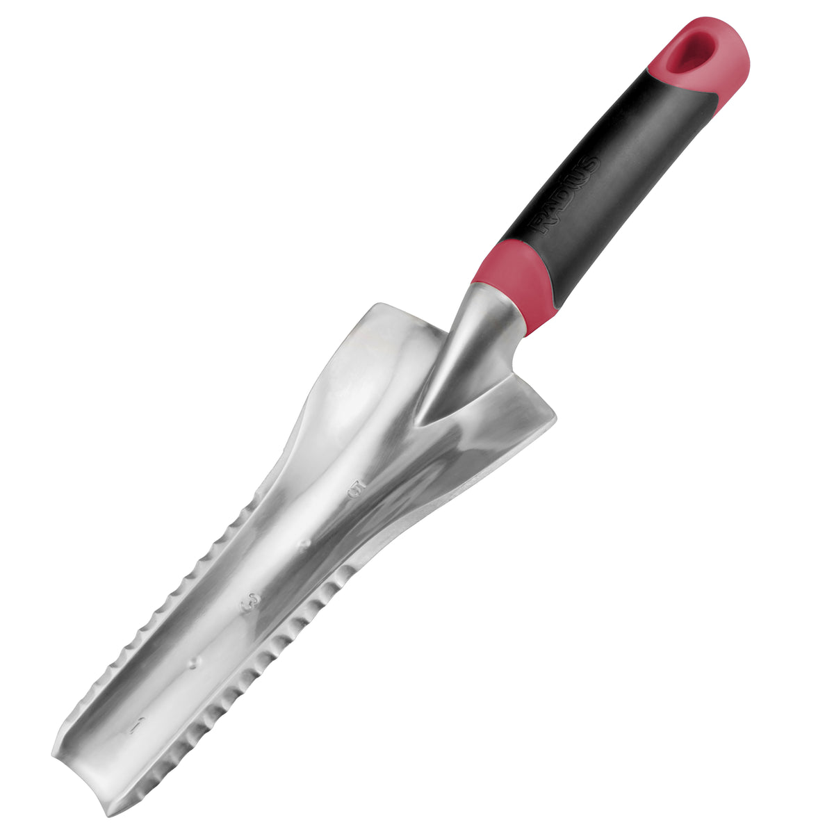 Radius Garden 15611 DIG Aluminum Hand Scooper, Red